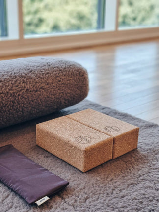 Release Wool Yoga Mat 75 x 200 cm - Light Brown – goyogi.dk