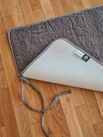 Release Wool Yoga Mat 75 x 200 cm - Light Brown – goyogi.dk